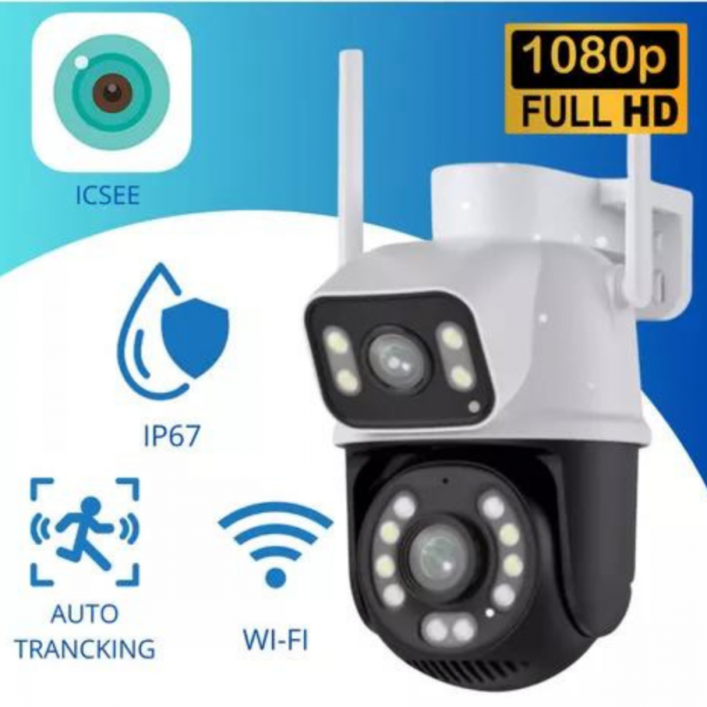 MS-DROP - Câmera de segurança WiFI Smart Camera IPC-I100 IP Dual Camera ...