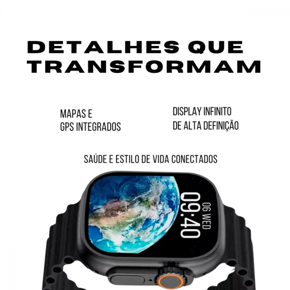 MS-DROP - Smartwatch Series 10 Ultra W69+ Plus Nfc Super Amoled 2gb ...